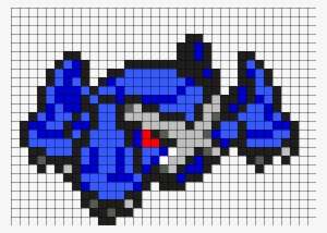 Metagross Sprite Perler Bead Pattern / Bead Sprite - Metagross Fuse ...