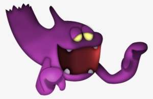 Luigi's Mansion Purple Ghost PNG Image | Transparent PNG Free Download ...
