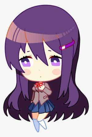 Oc Fanarthd Spooky Yuri Chibi Face Png Scary Chibi - Doki Doki Yuri ...