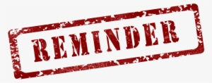Reminder Clipart Stamp - Testing Reminders PNG Image | Transparent PNG ...