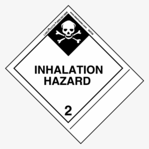 Inhalation Hazard Label, Blank, Pvc-free Film, Standard - Poison ...