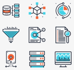 Data Management 25 Icons - Data Management Icon Vector PNG Image ...
