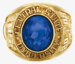 Fire Blue Stone Class Ring