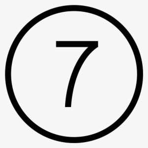 A Circle Seven Is A Minimal Logo - Next Button Logo PNG Image ...