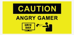 Caution Angry Gamer - Im A Good Gamer PNG Image | Transparent PNG Free ...