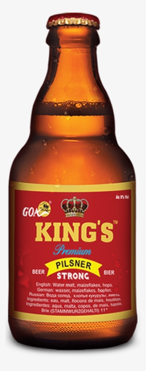 Goa Kings Strong Beer 350 Ml - Strong Beer In Goa PNG Image ...