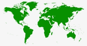 Download - Map Of The World Green PNG Image | Transparent PNG Free ...