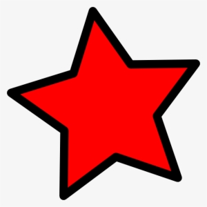 Red Stars Clipart Collection - Red Star Black Outline PNG Image ...