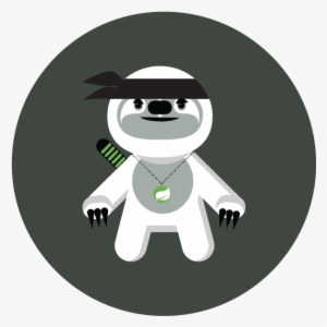 Spring Ninja Sloth - Clip Art PNG Image | Transparent PNG Free Download ...