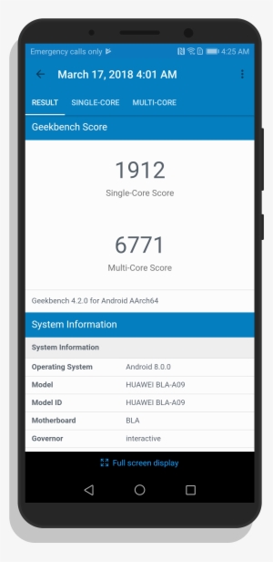 Geekbench 4 Test Results - Mate 9 Geekbench 4 PNG Image | Transparent ...