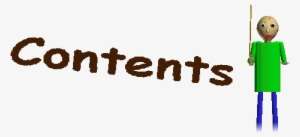 Of Baldi's Basics And Makes Them Well, Offensive PNG Image ...