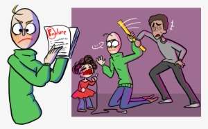 This Time I Colored It - Baldi's Basics In Education Fanart PNG Image ...