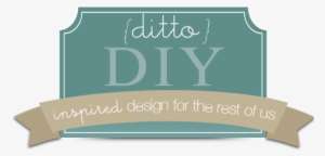 Introducing Ditto Diy {inspired Design For The Rest - Diy Cute Logo Png ...