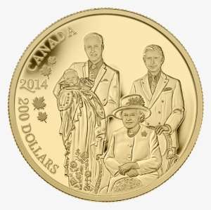 2014 - $200 Gold - Royal Generations - Her Majesty - Prince George Coin ...