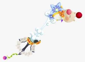 Moogle Of Glory - Kingdom Hearts Moogle Keyblade PNG Image ...