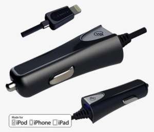 Force Captive Car Charger 1a With Lightning Mfi Cable - Deltaco Prime ...