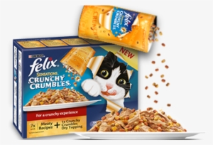 Free Pouch Of Felix 'crunchy Crumbles' Cat Food - Felix Cat Food ...