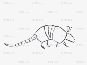 Ink Armadillo - Drawing PNG Image | Transparent PNG Free Download on ...