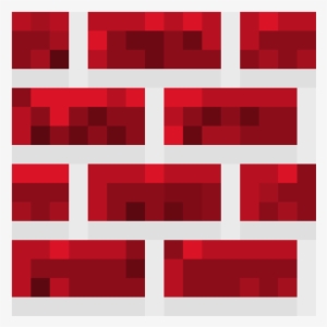 Minecraft Brick Block - Minecraft Brick Pixel Art PNG Image ...