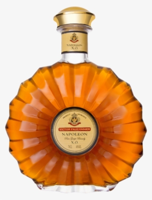 Brandy Xo Napoleon Victor Fauconnier - Glass Bottle PNG Image ...