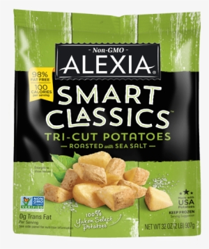 Roasted Tri-cut Potatoes With Sea Salt - Alexia Smart Classics Crinkle ...