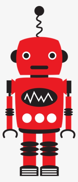 Robot Clipart Robot Head - Cute Red Robot Clipart PNG Image ...