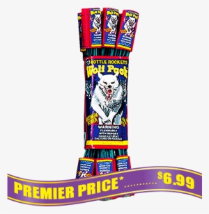 Wolfpack Bottle Rockets - Jumping Jacks Fireworks PNG Image ...