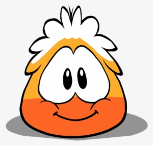 Candy Corn Puffle - Club Penguin Blue Puffle PNG Image | Transparent ...