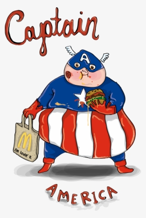 Fat Captain America - Captain America Fat Png PNG Image | Transparent ...