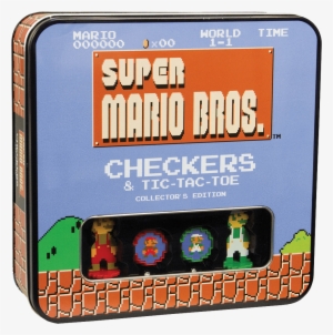 Checkers & Tic Tac Toe - Super Mario Bros Checkers And Tic Tac Toe PNG ...