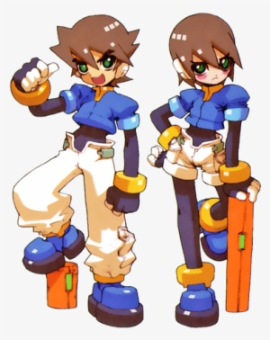 Vent And Aile - Megaman Zx Aile And Vent PNG Image | Transparent PNG ...