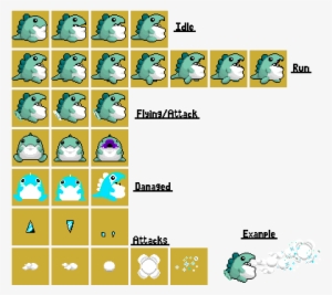 Ice Dragon - Kirby Ice Dragon Sprite PNG Image | Transparent PNG Free ...