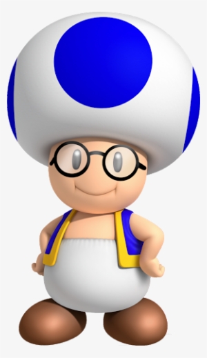 Download Blue Toad Png - Mushroom Super Mario Kart | Transparent PNG ...