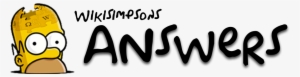 Wikisimpsons Answers - Answers Simpsons PNG Image | Transparent PNG ...