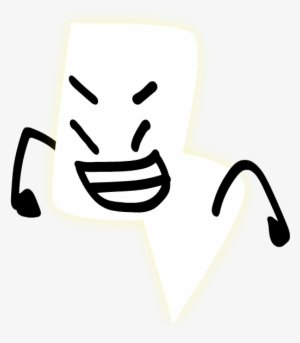 Lightning Body Fanmade New - Bfb Lightning Body PNG Image | Transparent ...