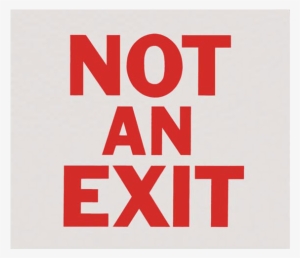 "not An Exit\ - Exit Sign In Korean PNG Image | Transparent PNG Free ...