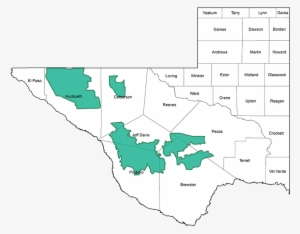 Pronghorn Antelope Map Of Priority Area - Texas Pronghorn Map PNG Image ...