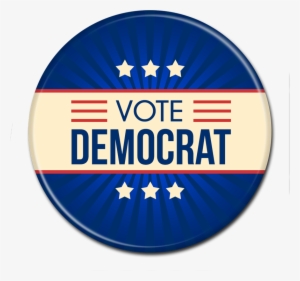 Democrat Button - Republican Button Transparent PNG Image | Transparent ...