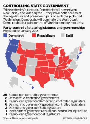 Democrat Elections - United States Of America Map 4 - Colorful Usa PNG ...
