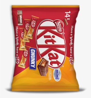 Kitkat Chunky Mini Caramel - Kit Kat 2 Finger Milk 8 Pack Delivered ...