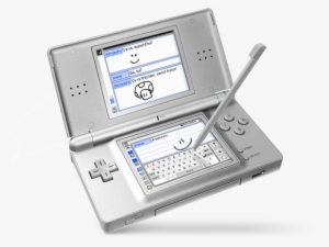 Nintendo Ds Pictochat - Silver Ds Lite PNG Image | Transparent PNG Free ...