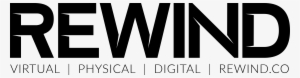 Rwd Logo Black Virtualphysicaldigital - Rewind Vr Logo Png PNG Image ...