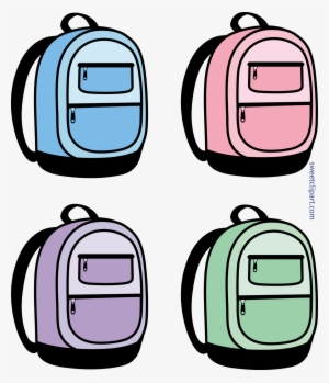 School Set Art Sweet - Backpack Clipart PNG Image | Transparent PNG ...
