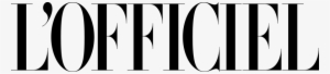 Officiel Logo Dark - L Officiel Magazine Logo PNG Image | Transparent ...
