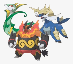 Png - Pokemon White Starters Evolutions PNG Image | Transparent PNG ...
