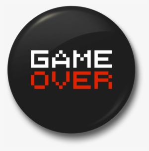 Game Over Badge - Space Invaders Game Over PNG Image | Transparent PNG ...