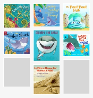 Three Little Fish And The Big Bad Shark PNG Image | Transparent PNG ...