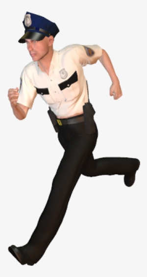 Patrol-running Size - Police Man Running Png PNG Image | Transparent ...