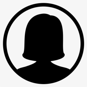 The Outer Shape Of The Icon Is A Circle - Vector Female Icon Png PNG ...