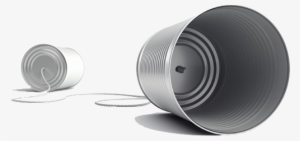 2tincans Header - Communication Tin Cans And Strings PNG Image ...